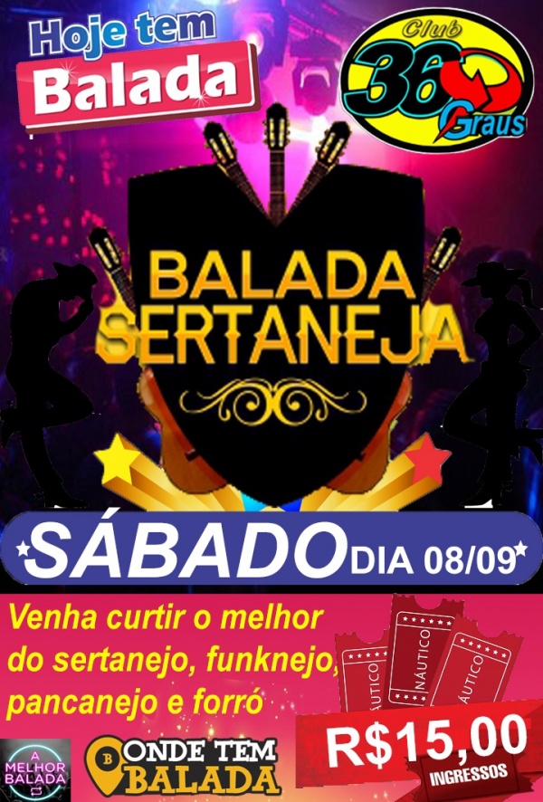 BALADA SERTANEJA em Brasnorte - Sympla
