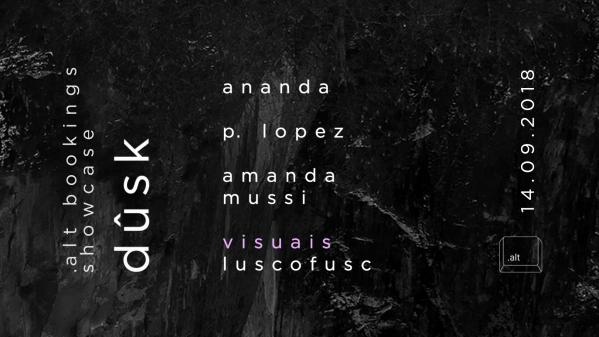 Dûsk .alt bookings showcase em São Paulo - Sympla