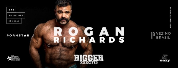 BIGGERXXXCITED 22.09 COM ROGAN RICHARDS em São Paulo - Sympla