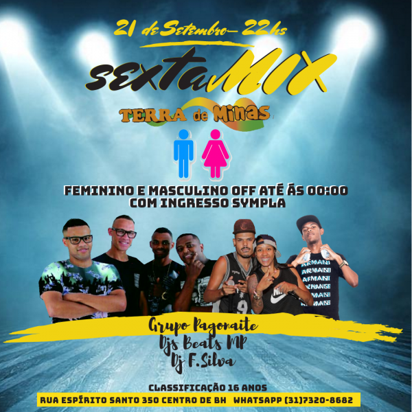 Sexta Mix Terra de Minas. em Belo Horizonte - Sympla