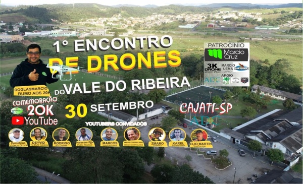 1° Encontro de Drones do Vale do Ribeira em Cajati - Sympla