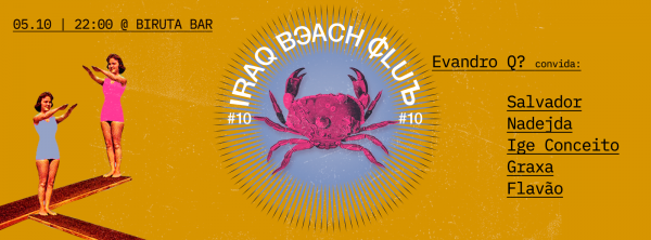 IRAQ Beach Club #10 em Recife - Sympla