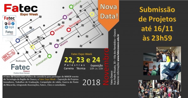 Fatec Expo Week - 2º Semestre de 2018 em Osasco - Sympla