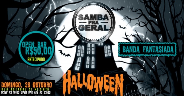 HALLOWEEN DO SAMBA PRA GERAL em Recife - Sympla