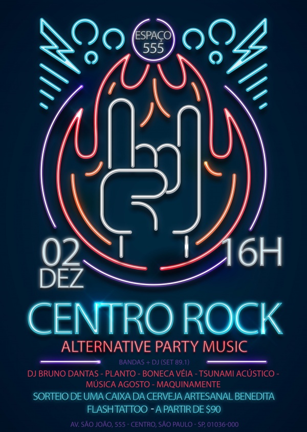 Centro Rock em São Paulo - Sympla