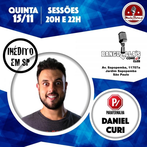 Daniel Curi no Banguella`s em São Paulo - Sympla