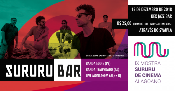Sururu Bar: Eddie (PE) e Temperado (AL) em Maceió - Sympla