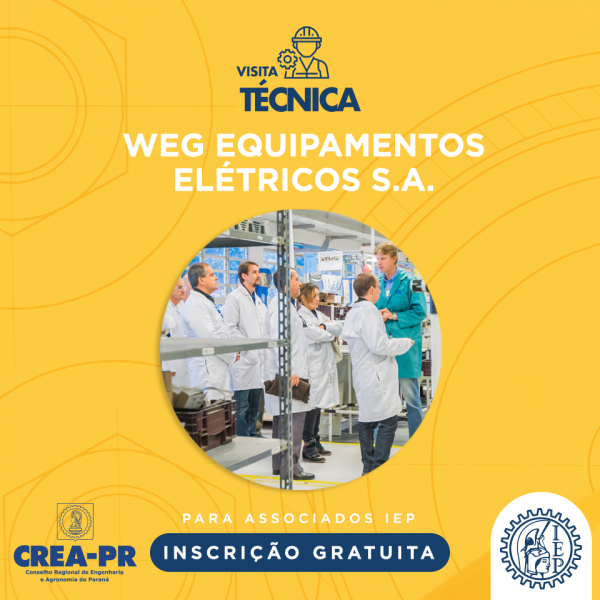 Visita Técnica: Weg Equipamentos Elétricos em Jaraguá do Sul - Sympla