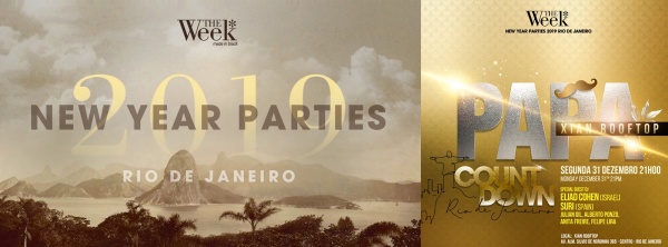 RÉVEILLON 2019 - XIAN ROOFTOP - THE WEEK em Rio de Janeiro - Sympla
