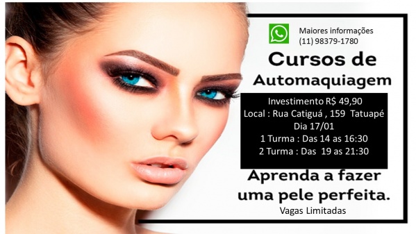 Aula de auto Maquiagem em São Paulo - Sympla