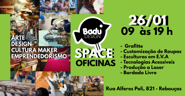 Badu Space - Produtor - Eventos e Conteúdos na Sympla