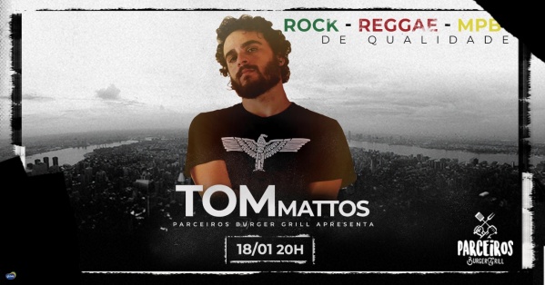 Tom Mattos no Parceiros em São José dos Pinhais - Sympla