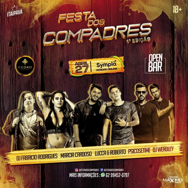 FESTA DOS COMPADRES em Goiânia - Sympla