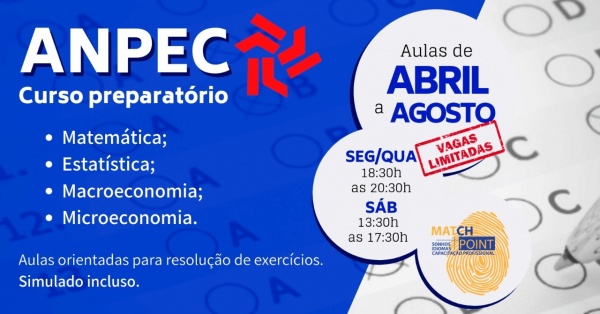 ANPEC 2020 - CURSO PREPARATORIO em Salvador - Sympla