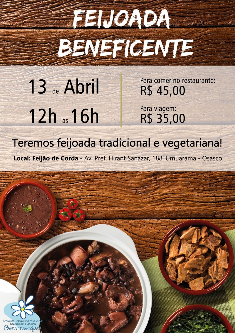 FEIJOADA BENEFICENTE - Sympla