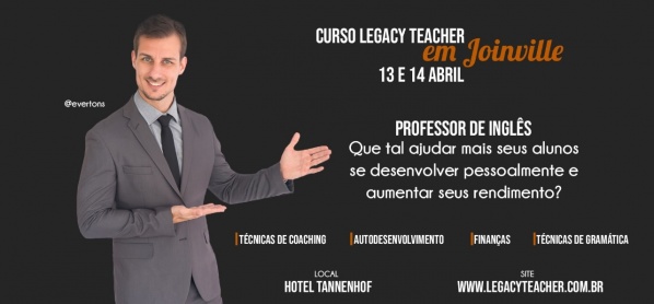 LEGACY TEACHER JOINVILLE em Joinville - Sympla