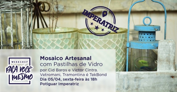 Workshop Faça Você Mesmo: Mosaico Artesanal com Pastilhas de Vidro em ...