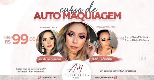 Curso de Auto Maquiagem em Uberlândia - Sympla