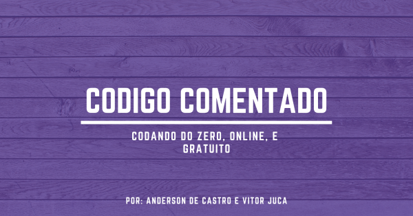 Código Comentado - AO VIVO - online - Sympla