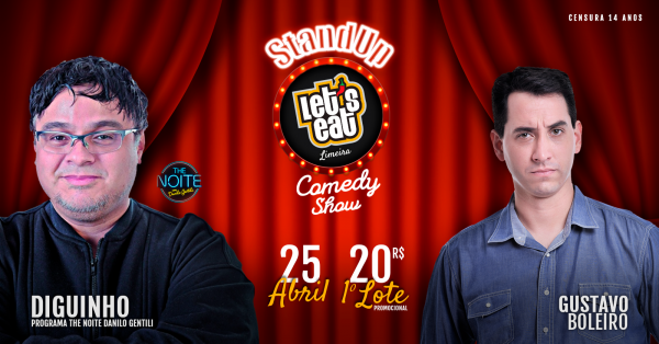 DIGUINHO CORUJA , do The Noite, em Limeira! em Limeira - Sympla