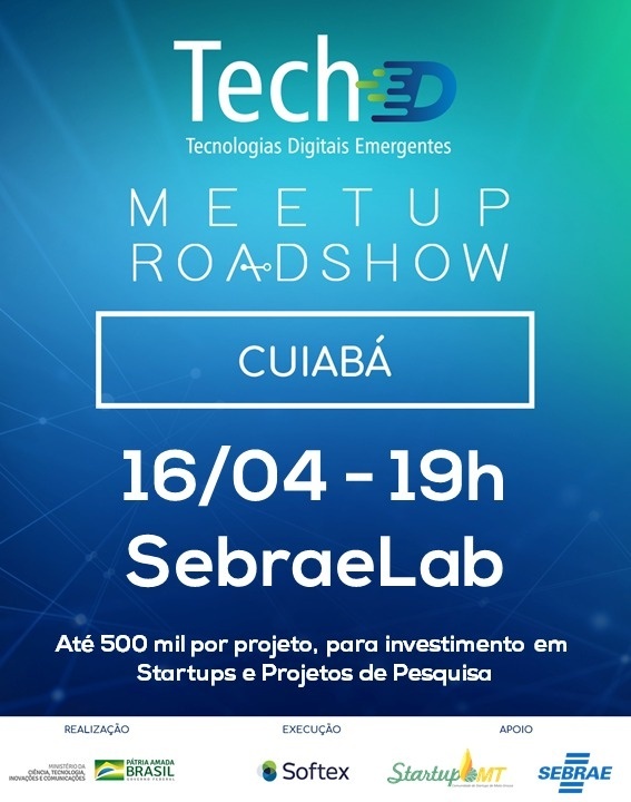 Meetup Roadshow TechD Softex em Cuiabá - Sympla