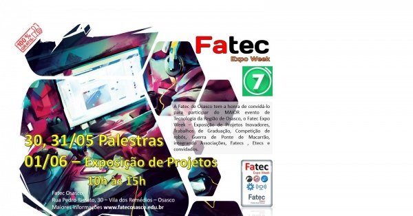Fatec Expo Week - 1º Semestre de 2019 em Osasco - Sympla