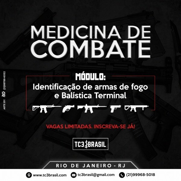 Medicina de Combate- Identificação de armas de fogo e balística ...