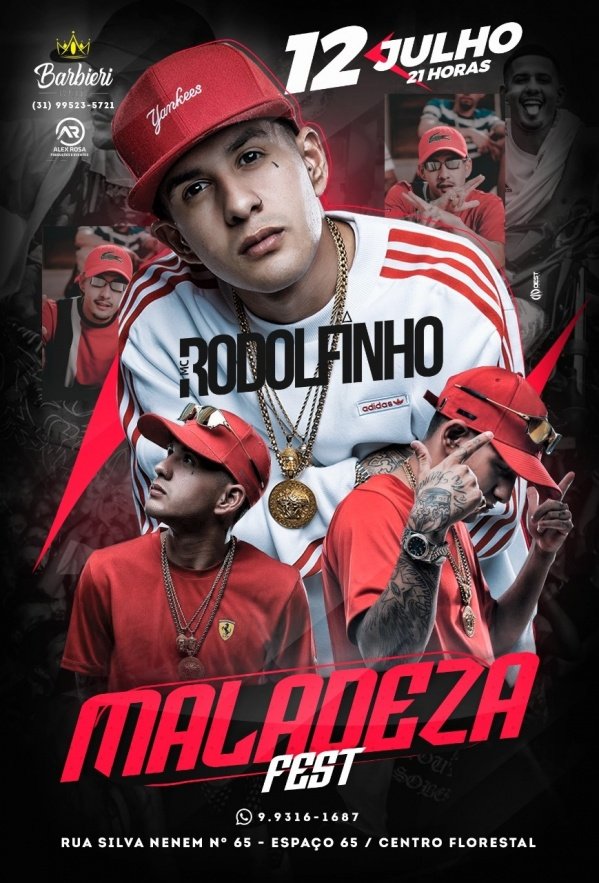 Mc Rodolfinho mld em Florestal - Sympla