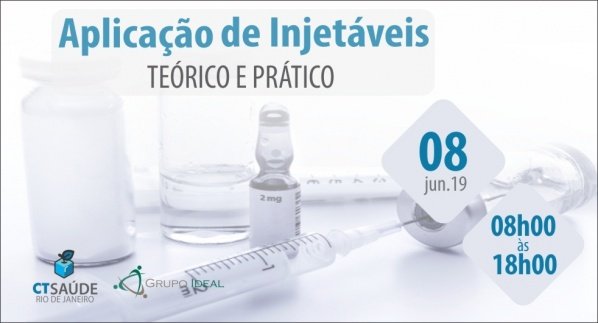 Aplicação de Injetáveis (Teórico e Prático) em Rio de Janeiro - Sympla