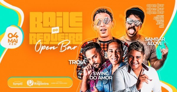 BAILE DO REGUEIRA OPEN BAR em Recife - Sympla