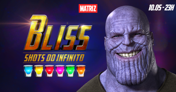 BLISS • Shots do Infinito! em Rio de Janeiro - Sympla