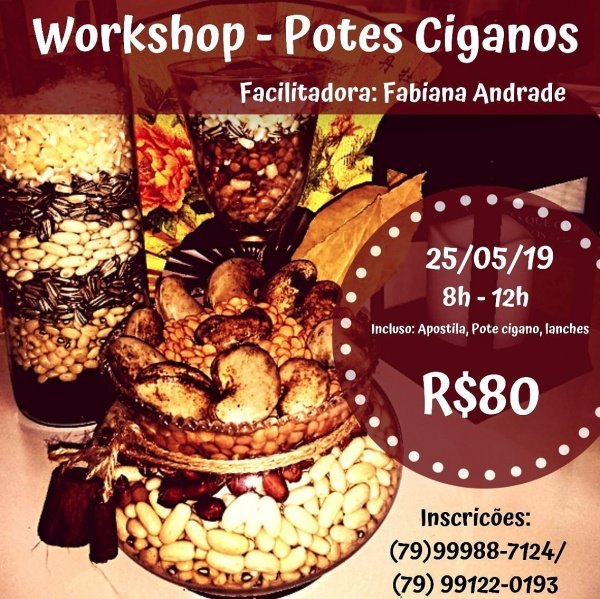 Workshop de Potes Ciganos em Aracaju - Sympla