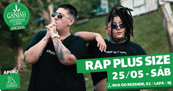 Rap Plus Size Na Ganjah Lapa em Rio de Janeiro - Sympla