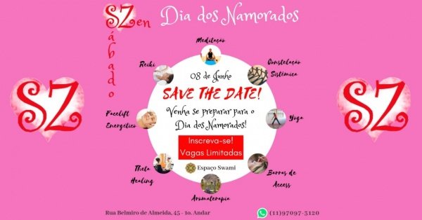 Sábado Zen Dia dos Namorados em São Paulo - Sympla