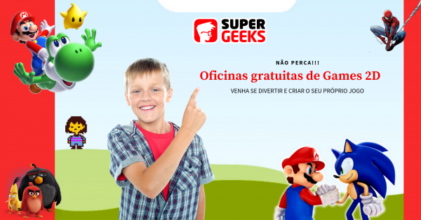 Oficinas de Games 2D na SuperGeeks em São Paulo - Sympla