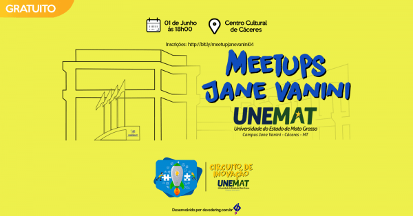 Meetup Jane Vanini em Cáceres - Sympla