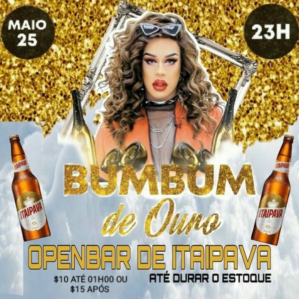 Bumbum de Ouro 4 ed. || Open Bar em Cuiabá - Sympla