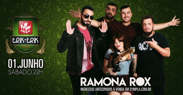 Ramona Rox no Trik Trik Pub em Rio das Ostras - Sympla