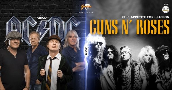 AC/DC versus Guns N' Roses em Salvador - Sympla
