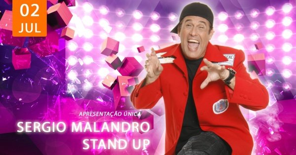 STAND UP COMEDY SERGIO MALANDRO em Rio de Janeiro - Sympla