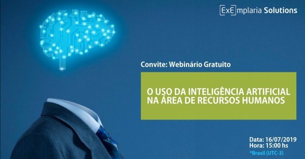 WEBINÁRIO: O USO DA INTELIGÊNCIA ARTIFICIAL NA ÁREA DE RECURSOS HUMANOS - online - Sympla