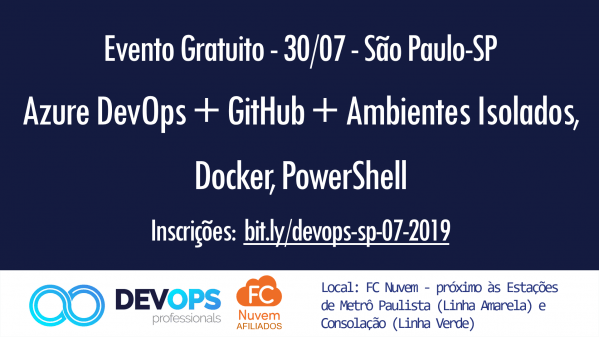 Meetup: Azure DevOps + GitHub, Ambientes Isolados, Docker em São Paulo ...