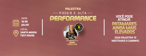 Palestra Poder e Alta Performance em Chapecó - Sympla