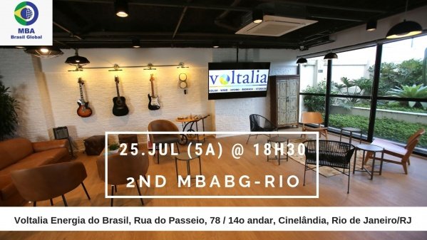 2o MBA BRASIL GLOBAL RJ - palestras sobre inovação em Rio de Janeiro ...