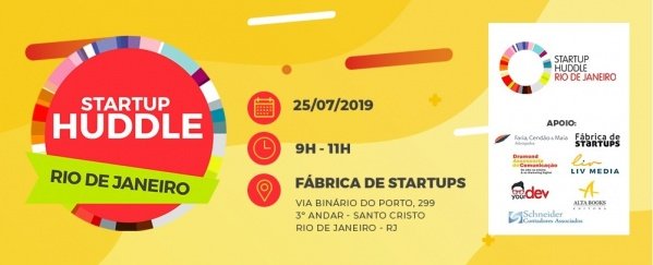 Startup Huddle RJ em Rio de Janeiro - Sympla