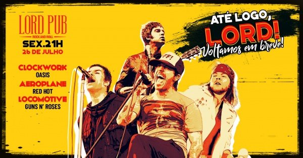 ATÉ LOGO, LORD! CLOCKWORK (OASIS) + AEROPLANE + LOCOMOTIVE (GUNS) em ...