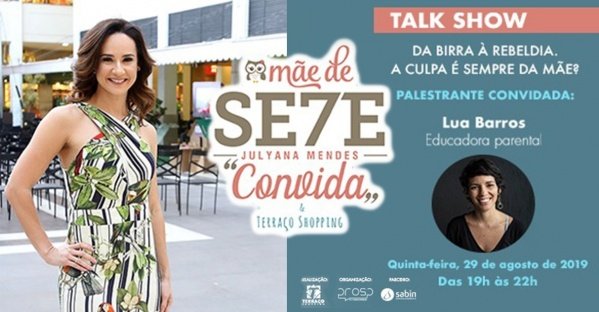 Mãe de Sete Convida Com Lua Barros em BRASÍLIA - Sympla