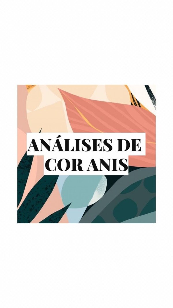 ANÁLISES DE COR - ANIS em Lagoa Santa - Sympla