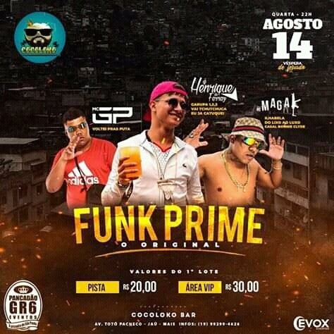 Funk Prime em Jaú - Sympla