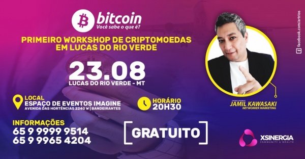 Workshop de Criptomoedas em Lucas do Rio Verde - Sympla